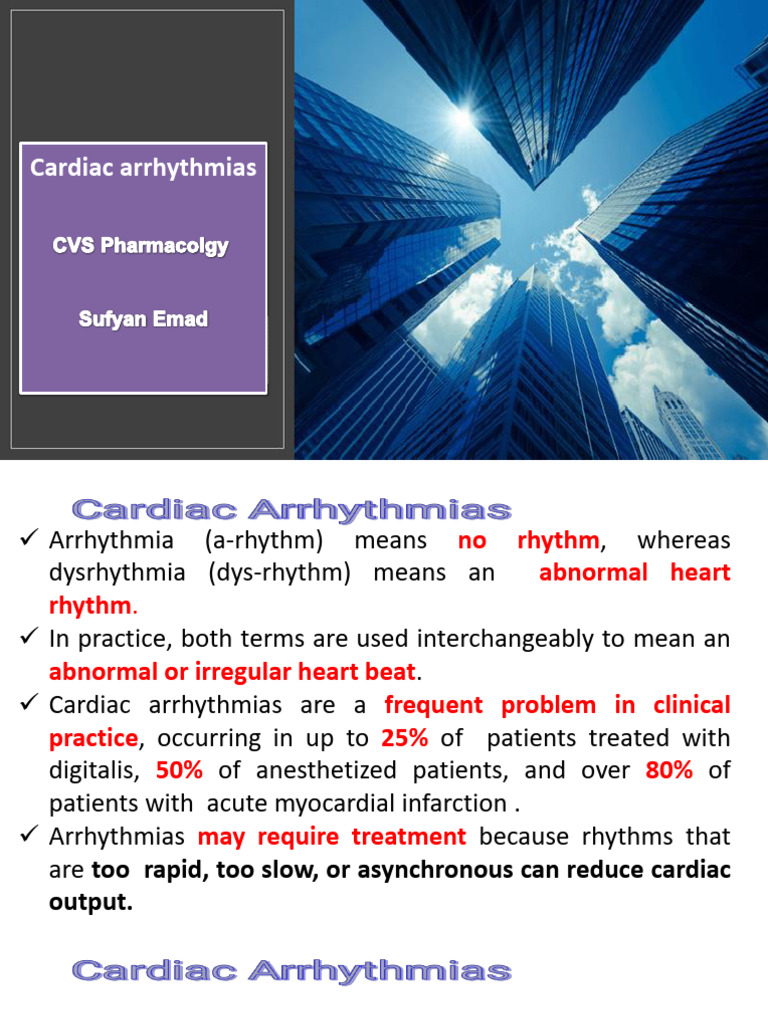 Cardiac Arrhythmias | PDF