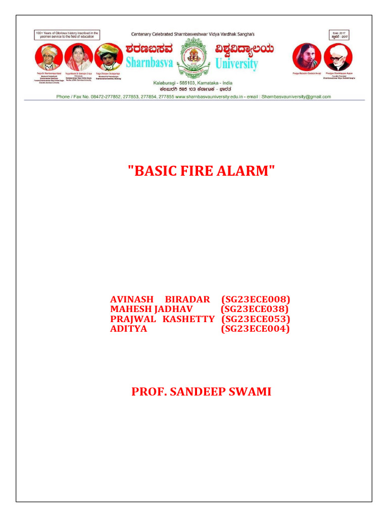 Basic Fire Alarm 2 | PDF