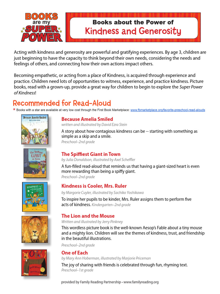Books About Kindness 2017 | PDF