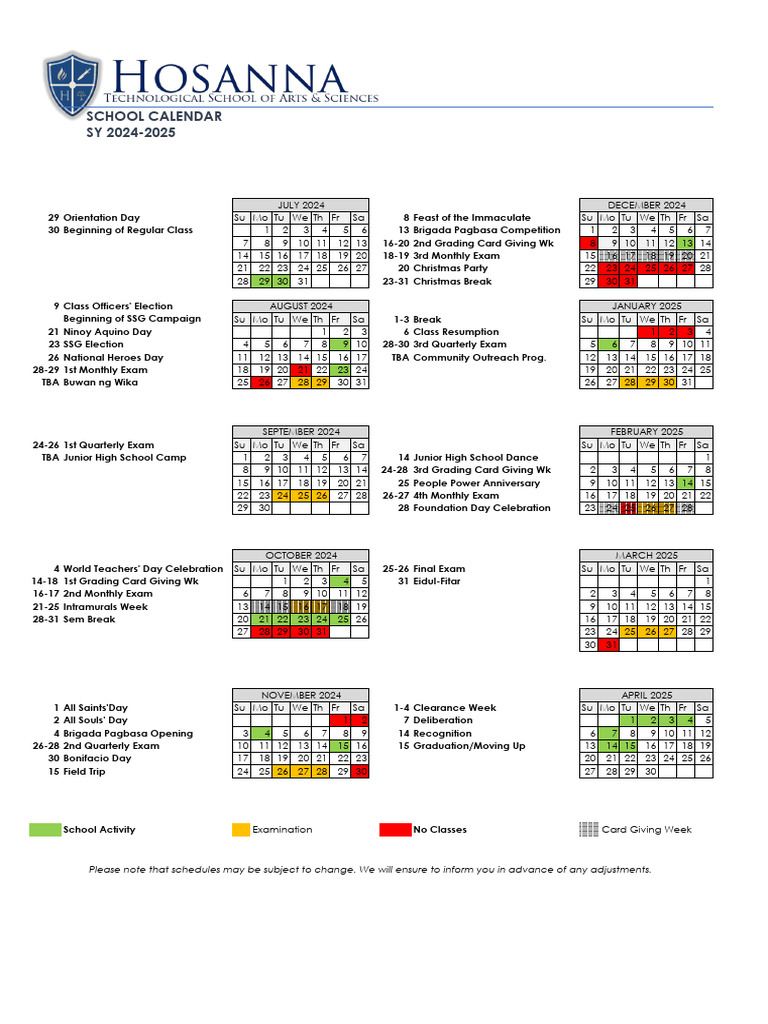 School Calendar24 25 | PDF