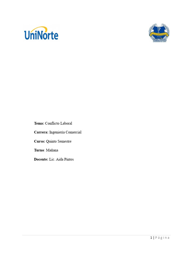 Conflicto Laboral. Tp. | PDF
