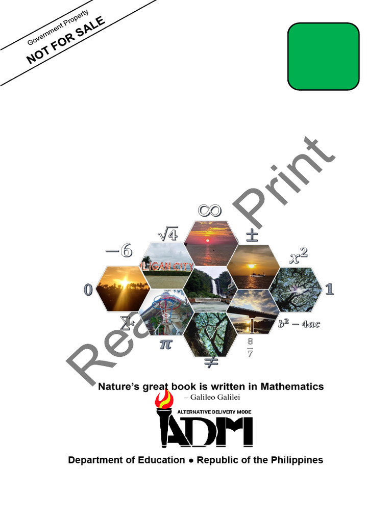 Math-9 Q1 Mod3 QuadraticEquation Version5 | PDF