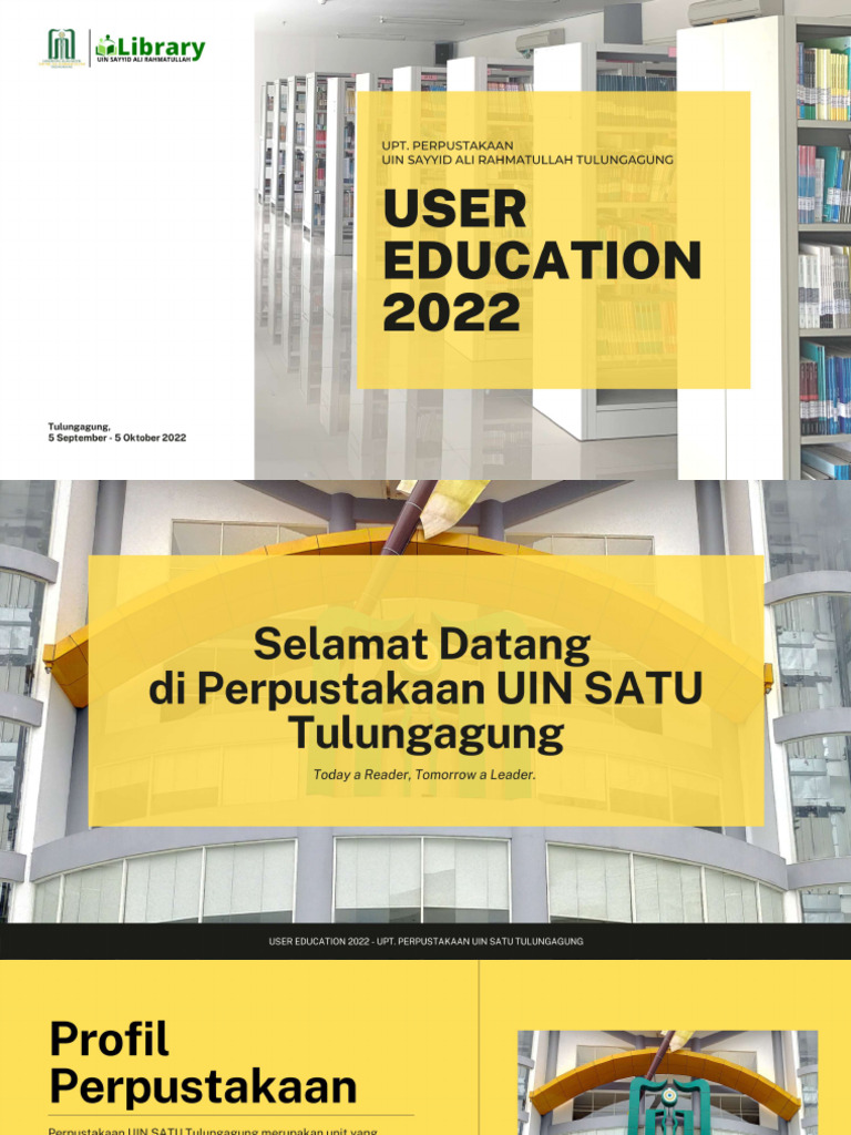 Materi User Education | PDF