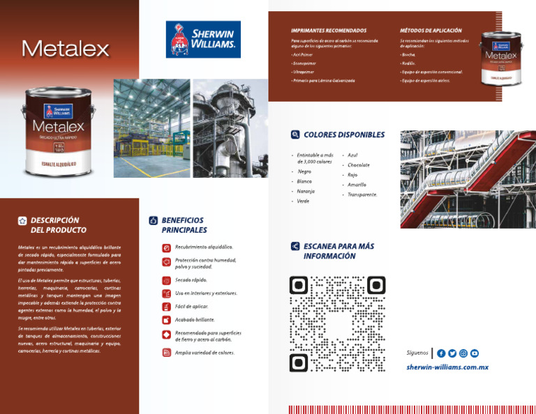 Hoja Comercial Metalex | PDF
