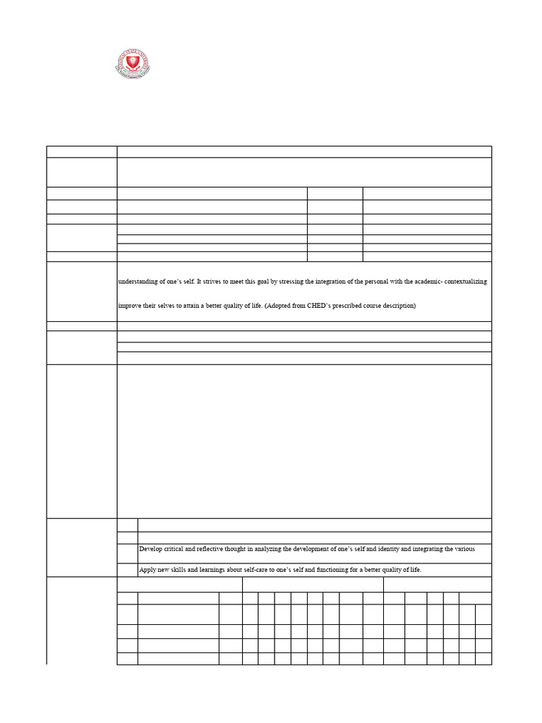 Ged 101 Syllabus 24 25 | PDF