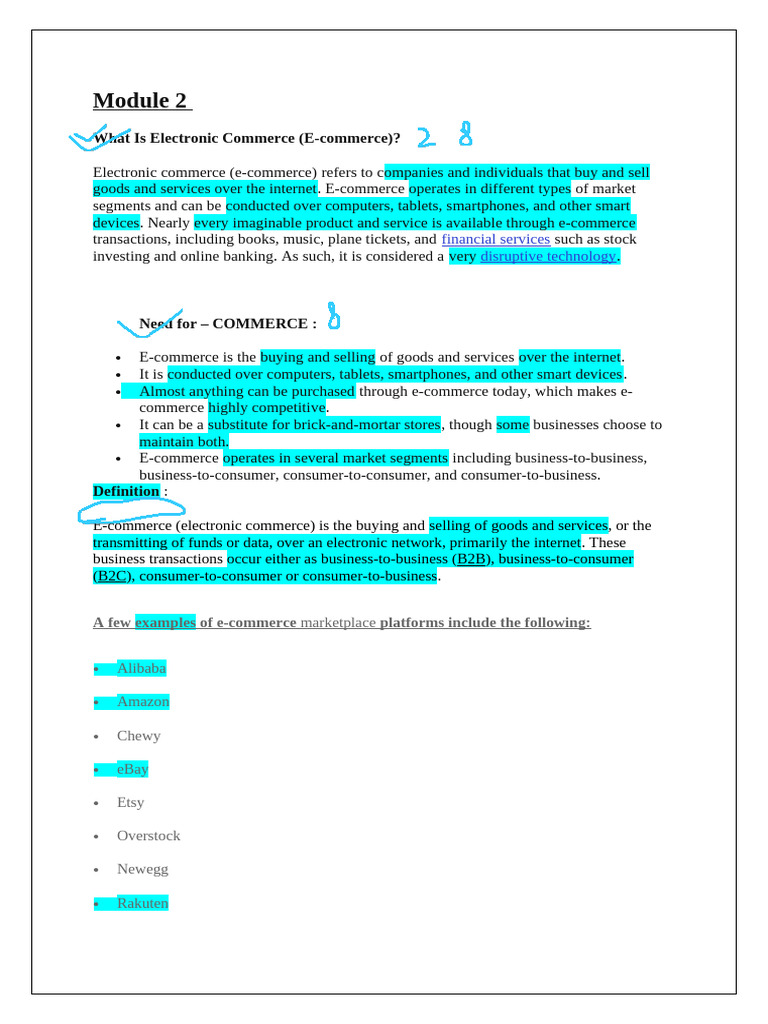 Module 2 - Part A - Notes | PDF
