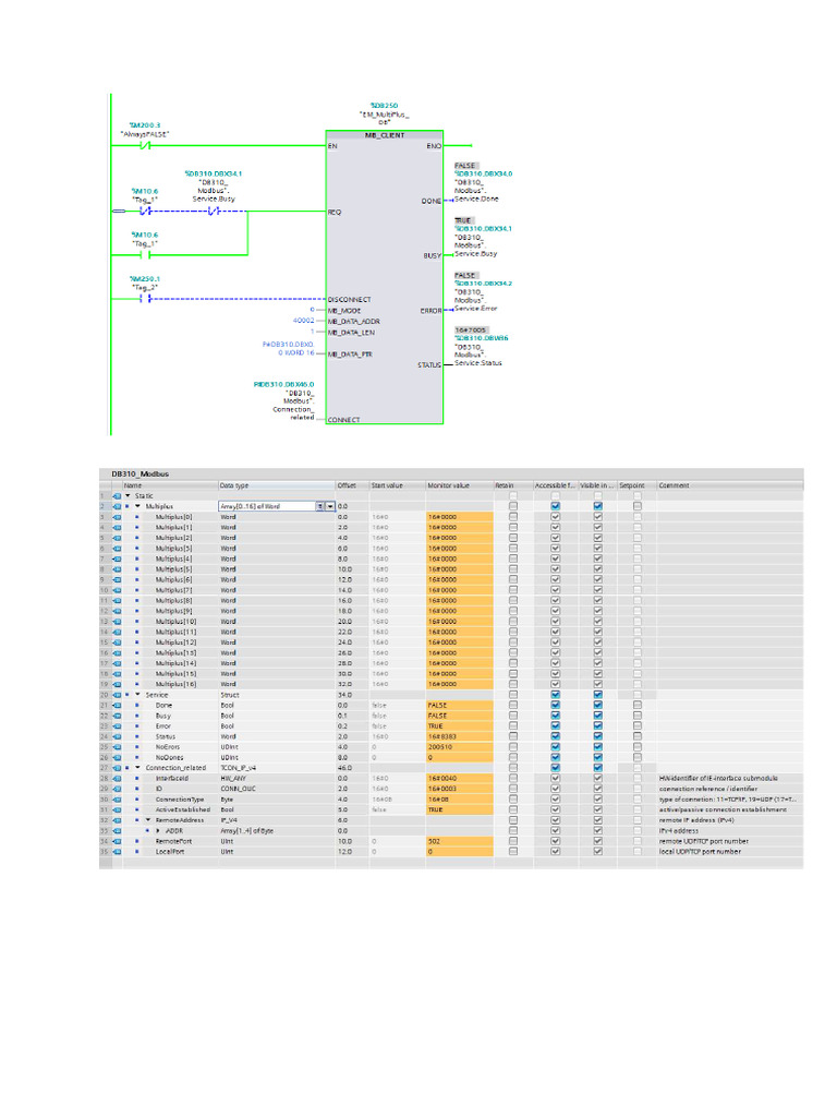 Modbus F DB | PDF