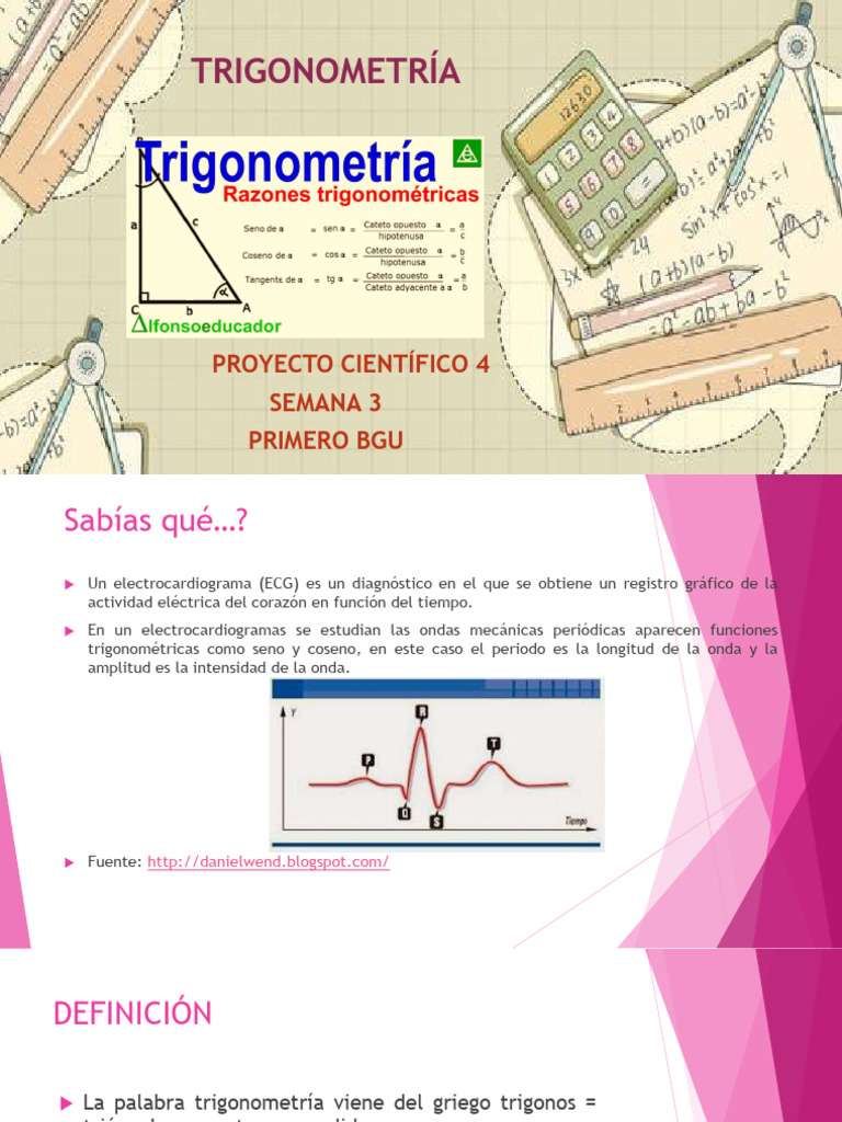 Proy 4 - Sem 3 - Trigonometria | PDF