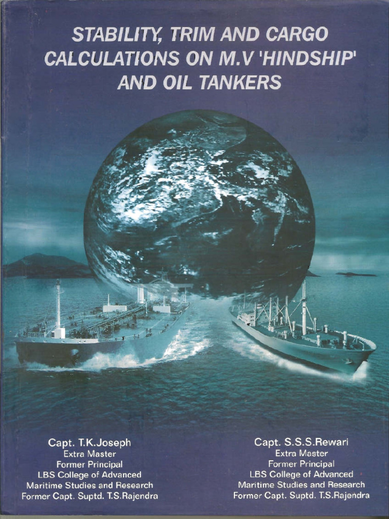 Stability, Trim and Cargo Calculations On M.V. Hindship | PDF