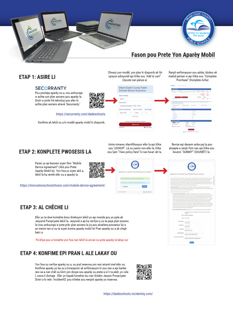 Mobile Device Check Out Parent Flyer Cre | PDF