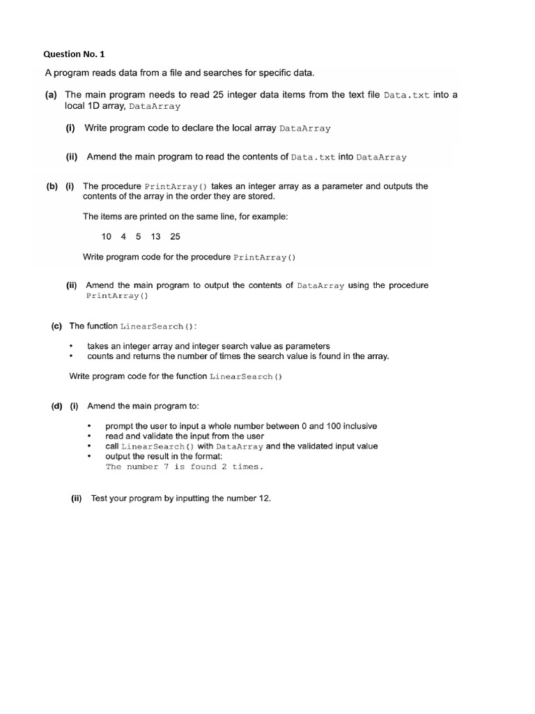 Project Instructions For Python | PDF