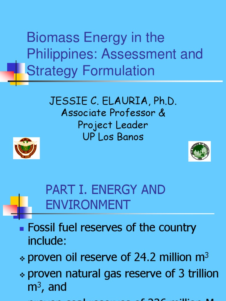 Biomass Energy Strategy for PH | PDF | Climate Change Mitigation ...