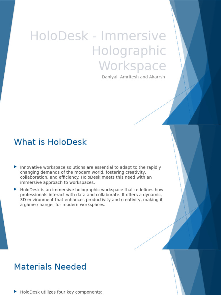 Holo Desk | PDF