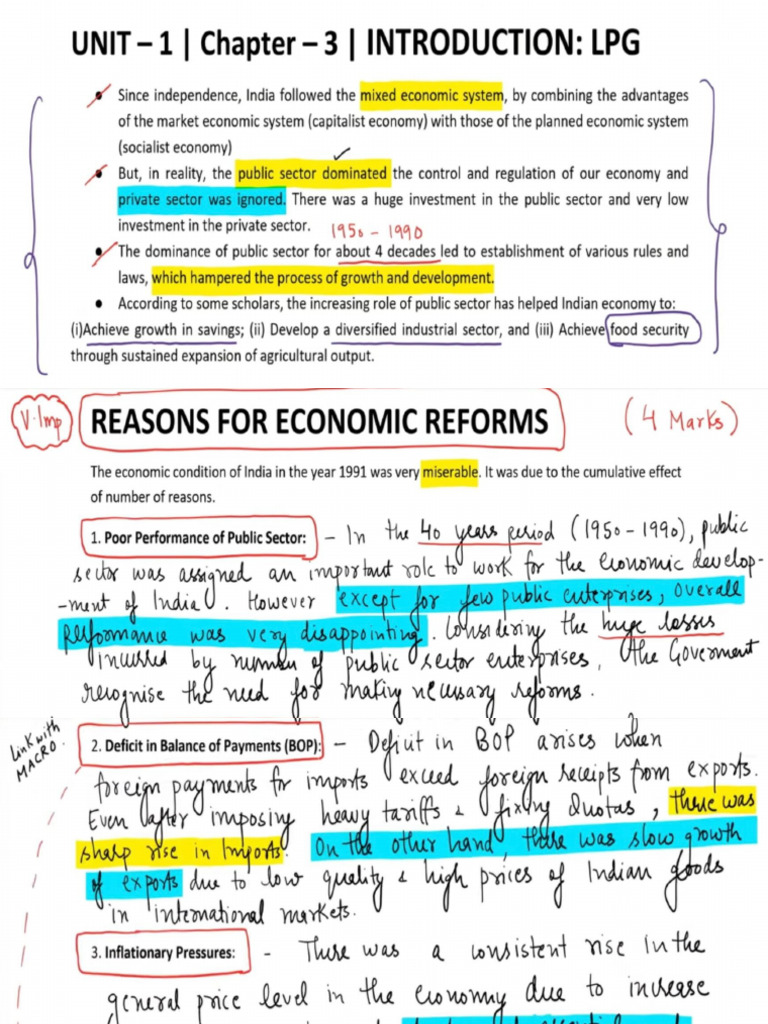 Economic Reforms | PDF
