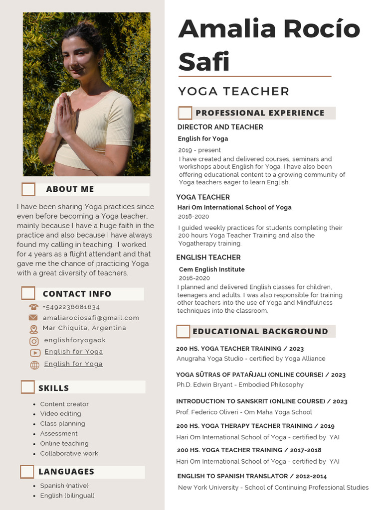 CV Amalia Safi | PDF