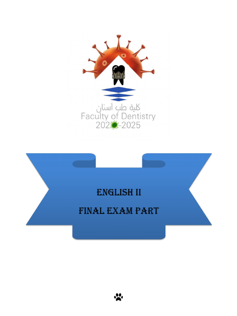 Final English Exam Part (شغل طالب) | PDF