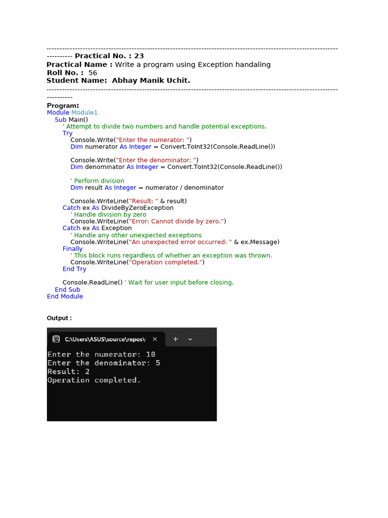 Practical 23 GAD Final | PDF