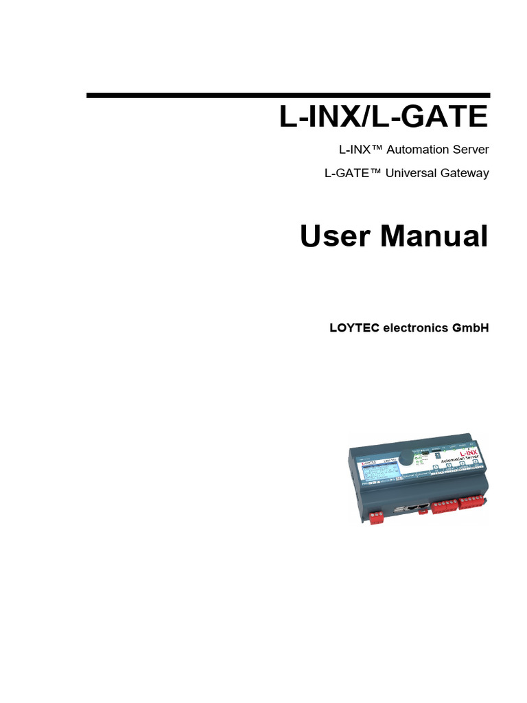 LINX - LGATE User Manual 8 - 2 Released | PDF