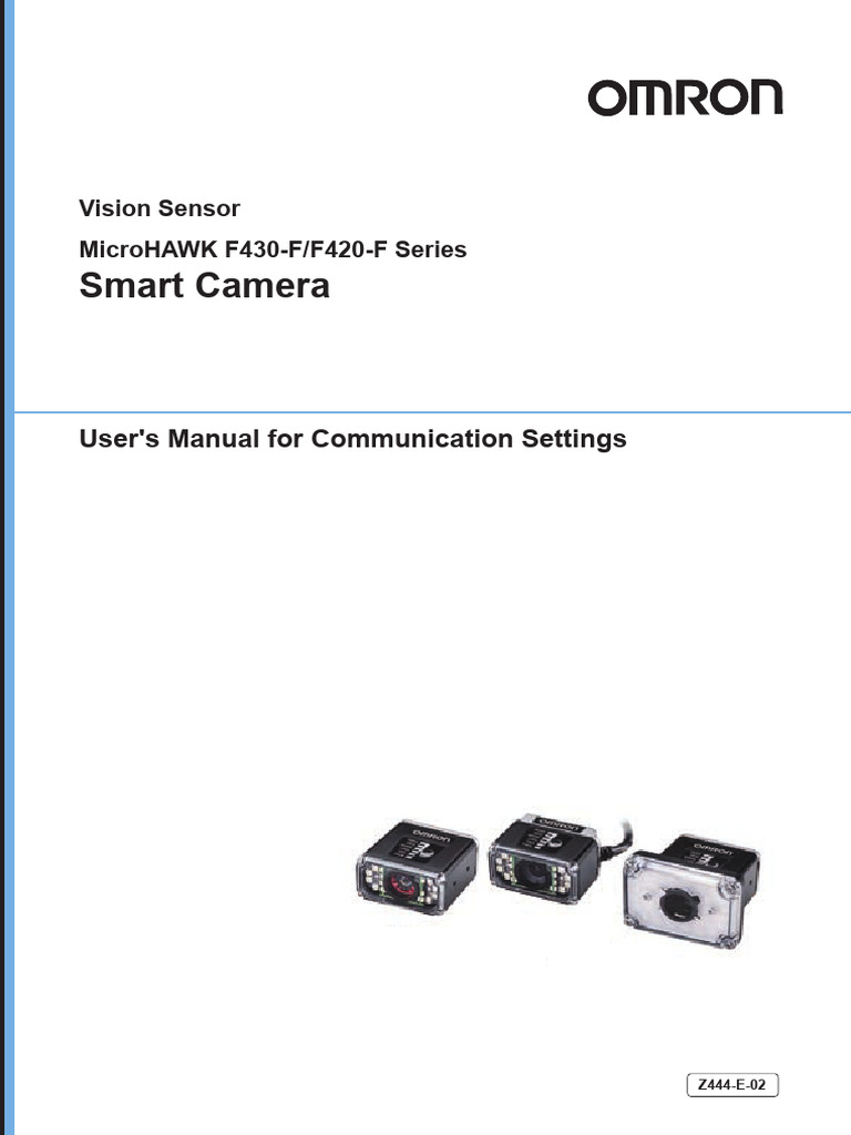 z444 Microhawk f430-f f420-f Series - Smart Camera Users Manual en | PDF