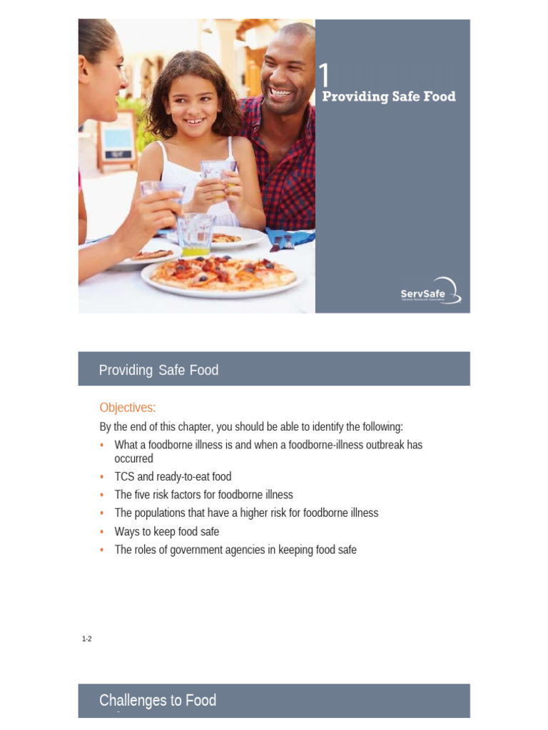 Serv Safe Study Guide | PDF