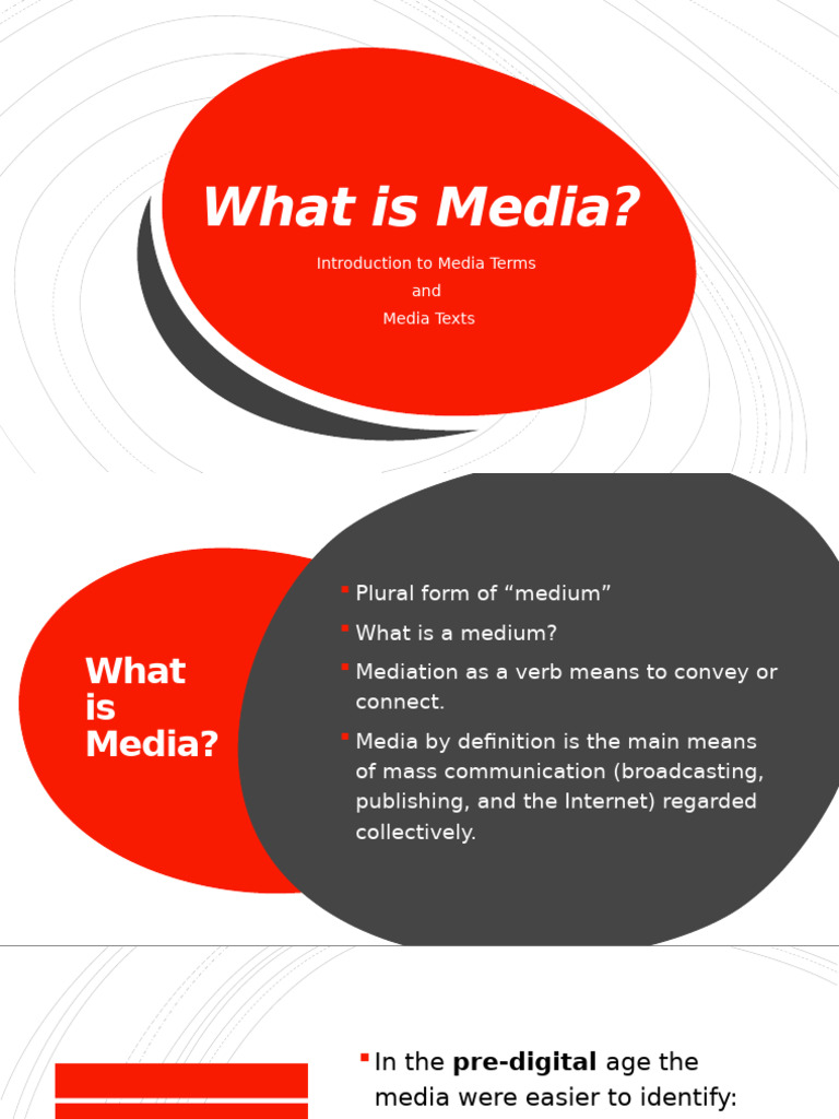What Is Media #2 | PDF