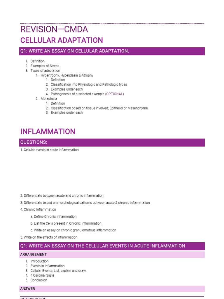 1ST Block Histopath Revision | PDF