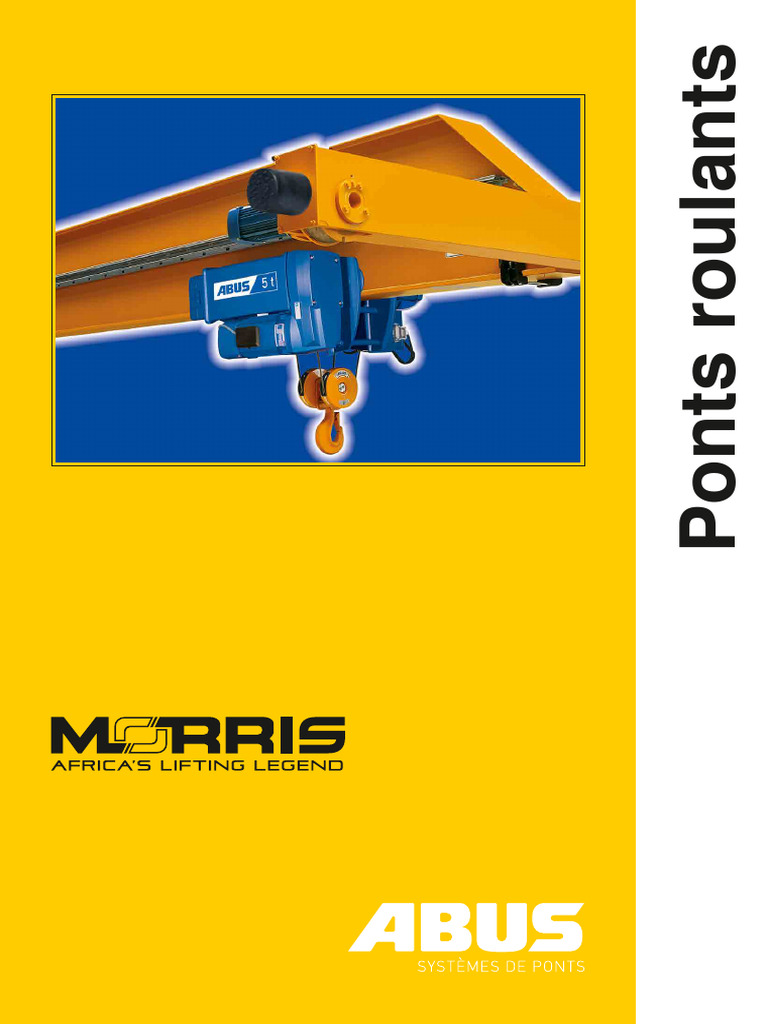 ABUS Overhead Cranes French | PDF