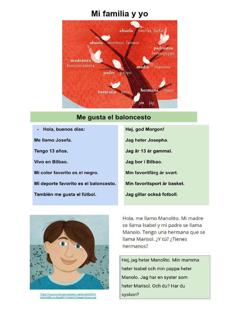 Mi Familia y Yo | PDF | Lenguas de Europa | Lingüística