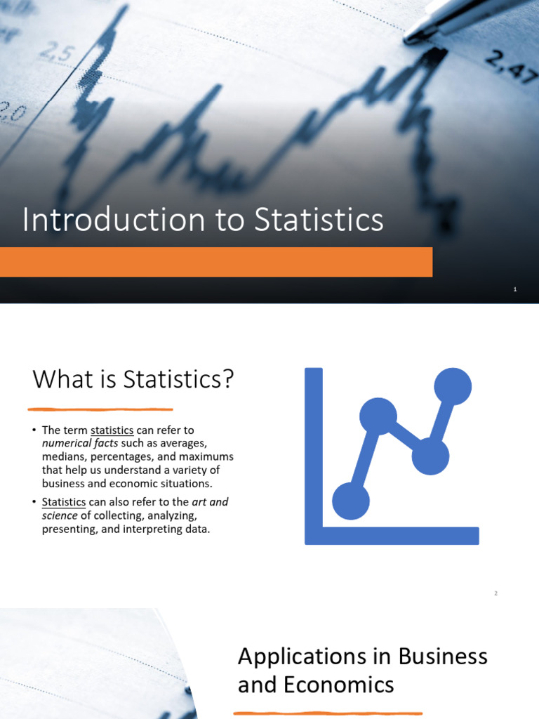 Introduction To Statistics Part 1 | PDF