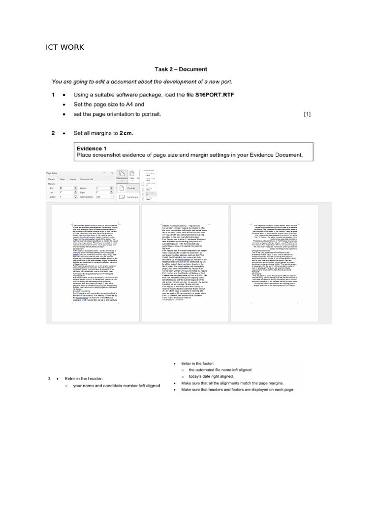 ICT WORK - EVIDENCE | PDF