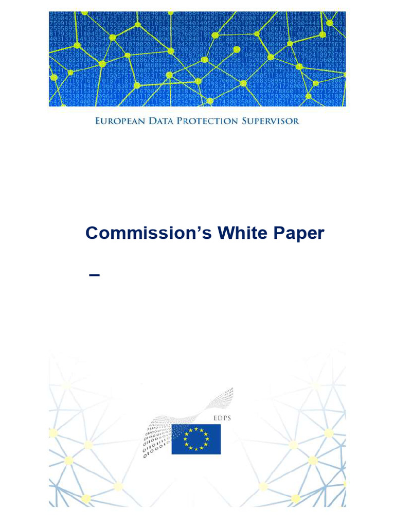 041 EDPS Opinion On Artificial Intelligence | PDF | Artificial ...