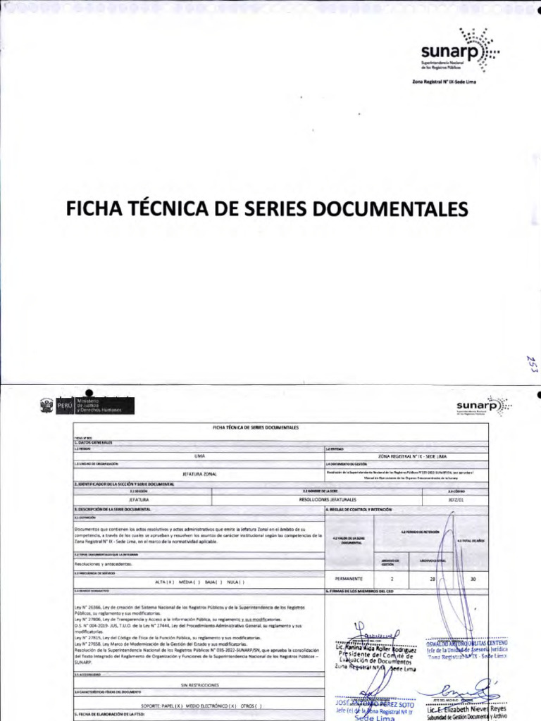 Ficha Tecnica de Series Documentales | PDF