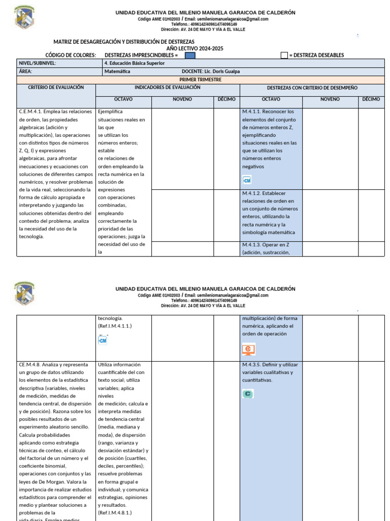 D de Destrezas | PDF