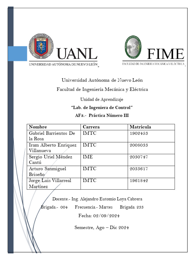 LAB ING de Control | PDF
