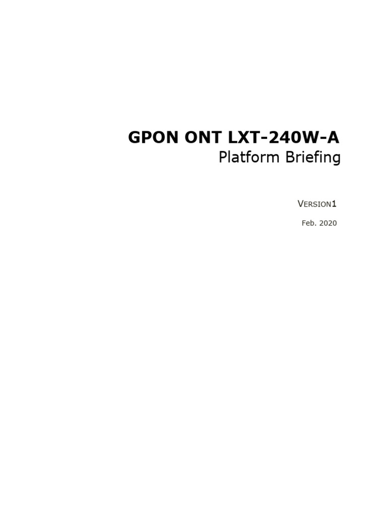 LXT-240W-A DataSheet V1 | PDF | Wi Fi | Computer Network