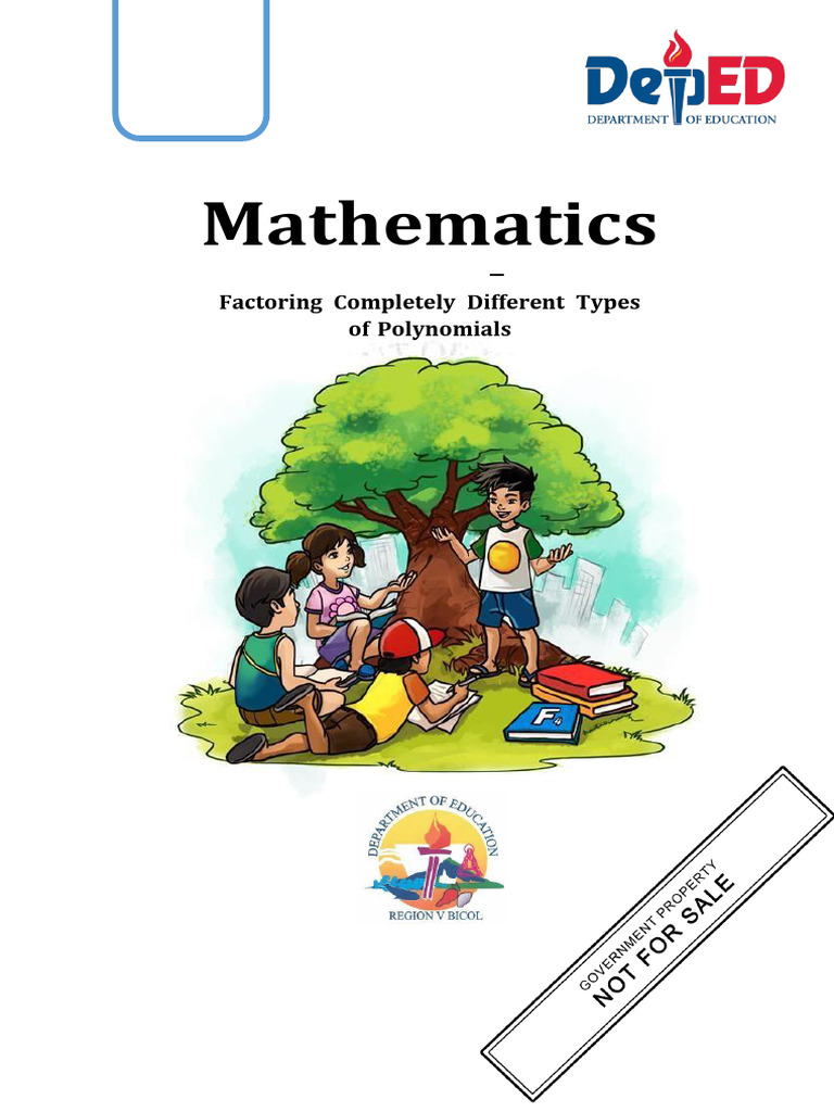 On 1 Factoring Completely Different Types Of Polynomials Pdf Factorization Teaching