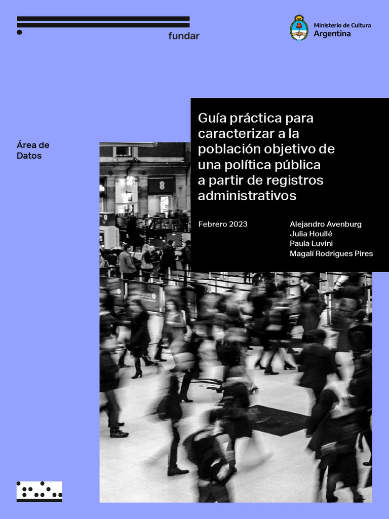 FUNDAR - Guía Práctica para Caracterizar Población Objetivo | PDF