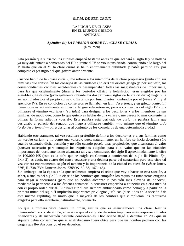 Clase 3 Ficha Clase Curial | PDF