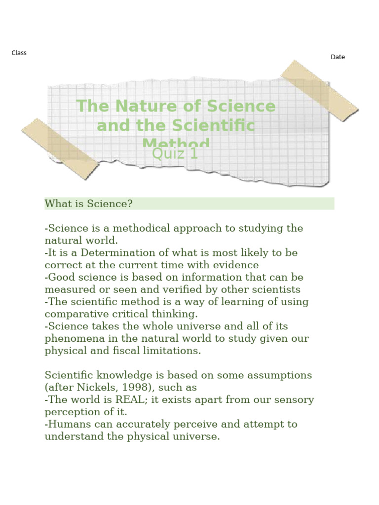 Strange Science Module 1 | PDF