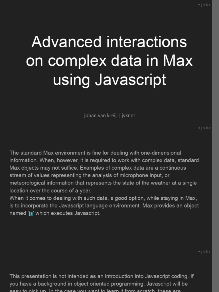 Javascript and Data | PDF | Java Script | Computers