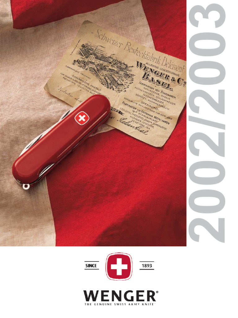 Wenger 2002-2003 Catalog | PDF