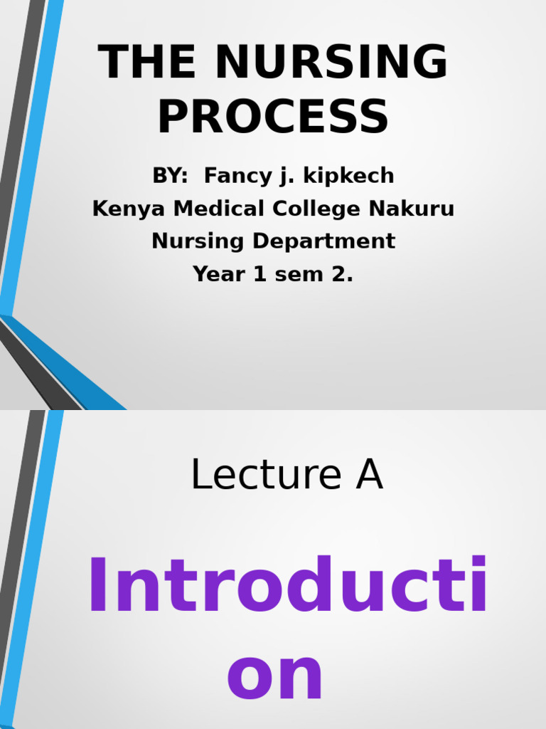 The Nursing Process | PDF