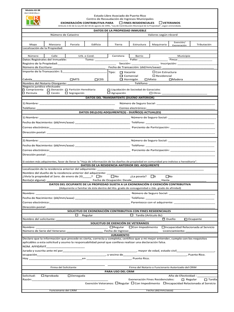 Artículo 2.02 de La Ley 83 Del 30 de Agosto de 1991, "Ley de ...