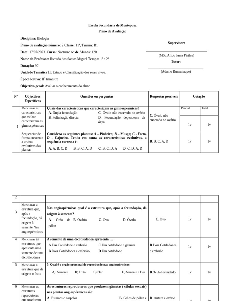 Test 2 B2 Plano | PDF
