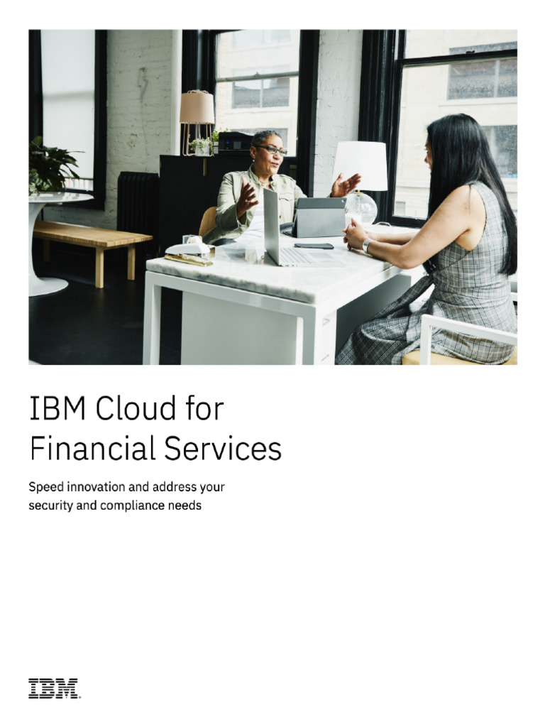 IBM Cloud For Financial Services | PDF