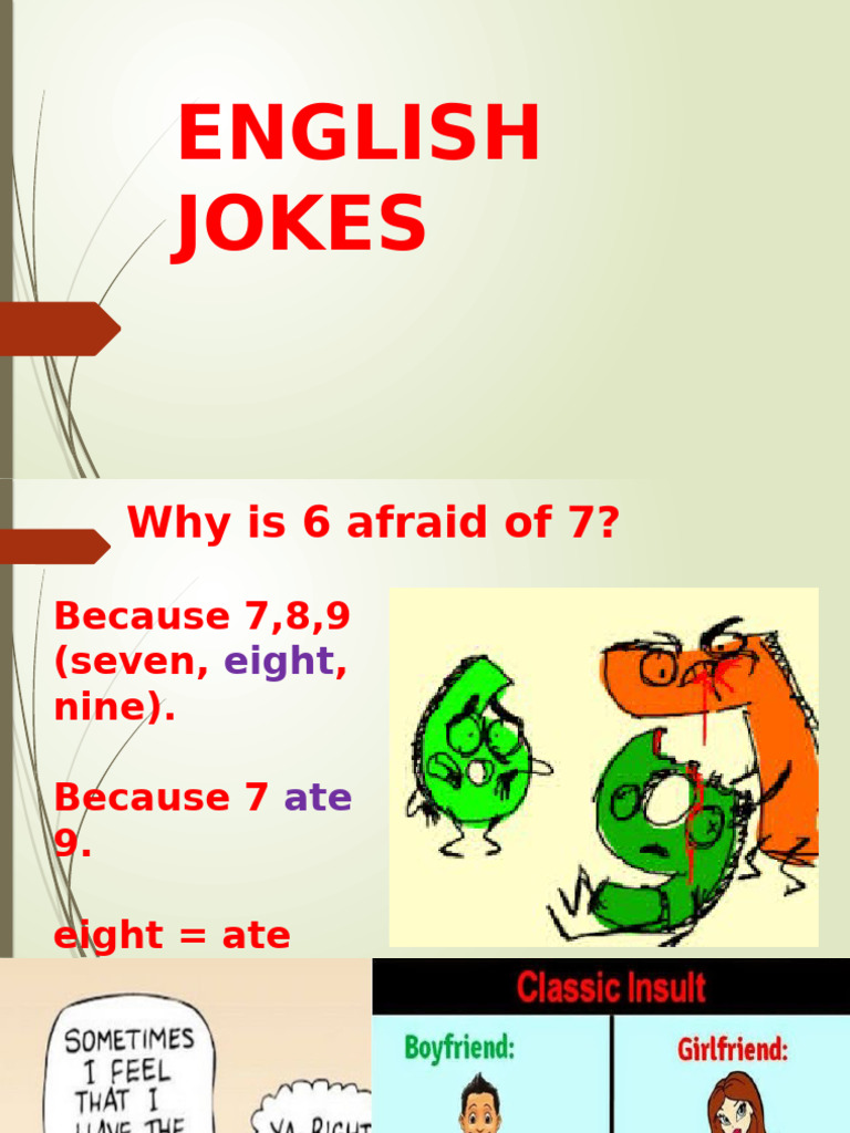 ENGLISH JOKES | PDF