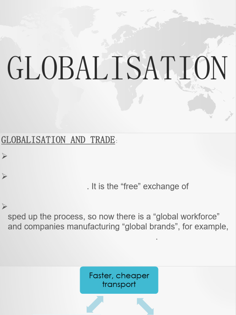 Globalisation | PDF
