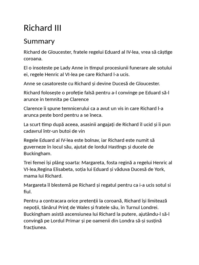 Richard III | PDF | House Of Plantagenet | Classics