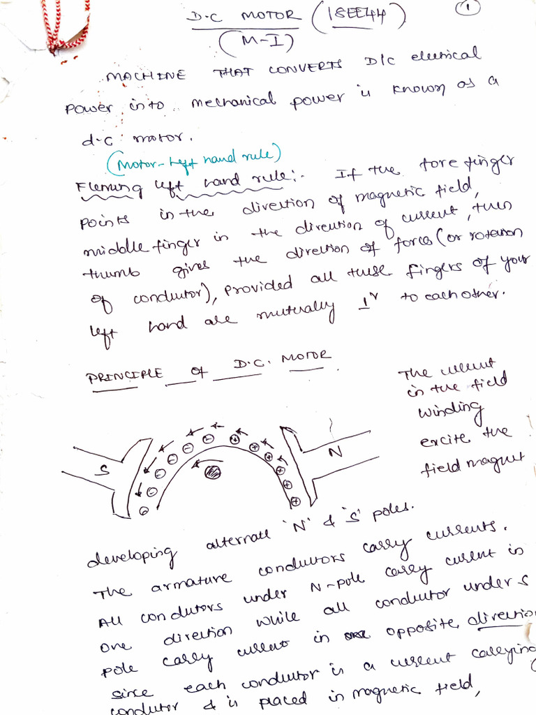 21ee44 Module 1 Notes | PDF