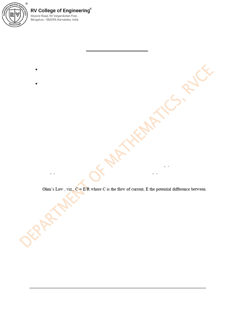 Unit 1 Random Variables - MA241T | PDF | Probability Distribution | Random Variable